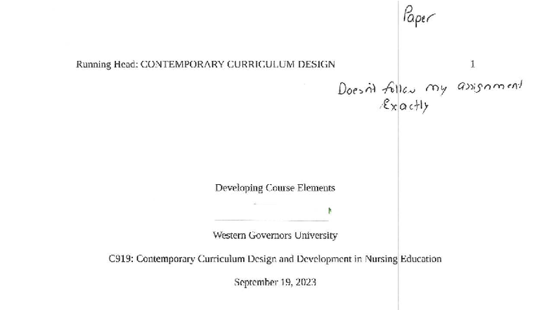 C919: Developing Course Elements Using the ADDIE Model in Nursing ...