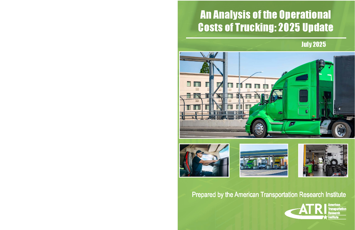 ATRI Operational Costs of Trucking: 2025 Update Analysis - Studocu