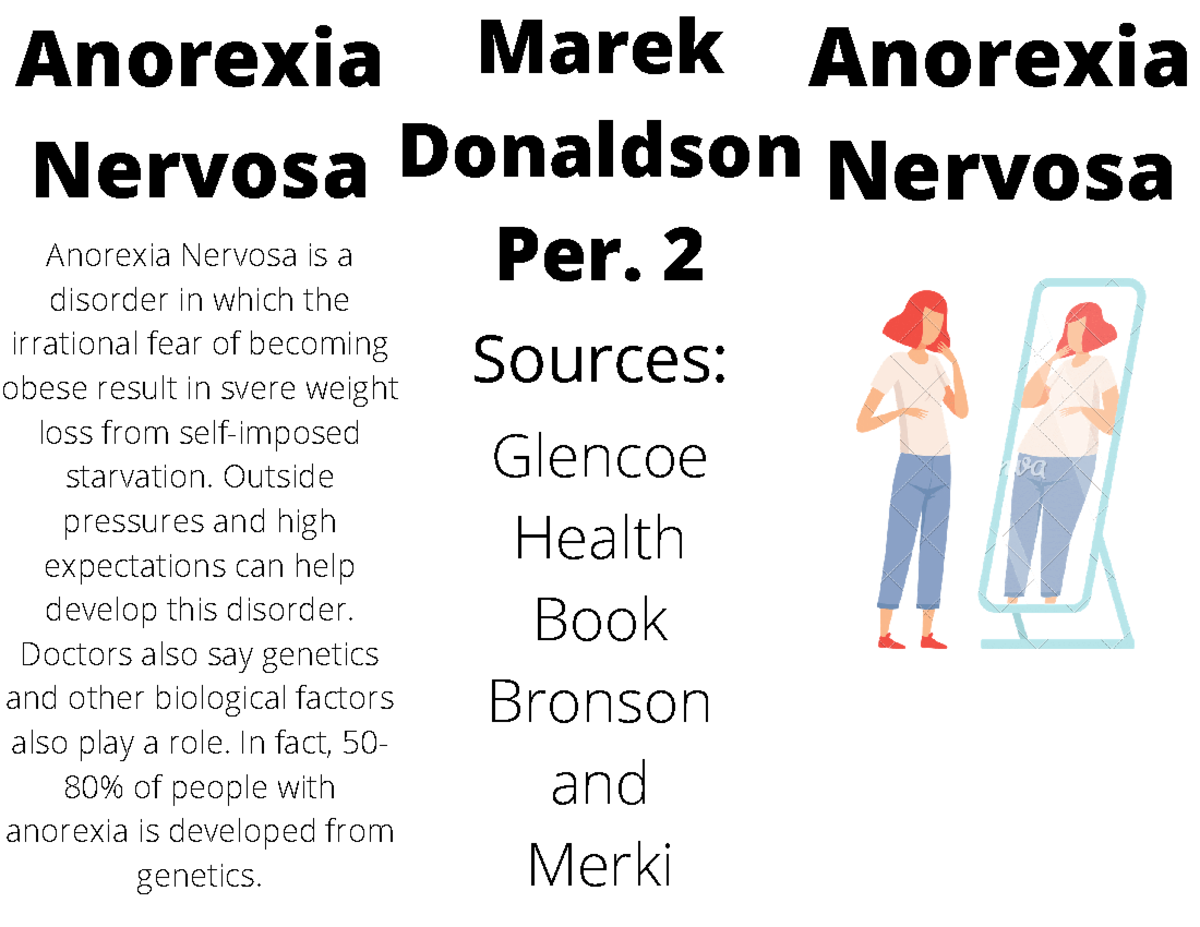 Anorexia Nervosa - hehbdbeh - Anorexia Nervosa Marek Donaldson Per. 2 ...