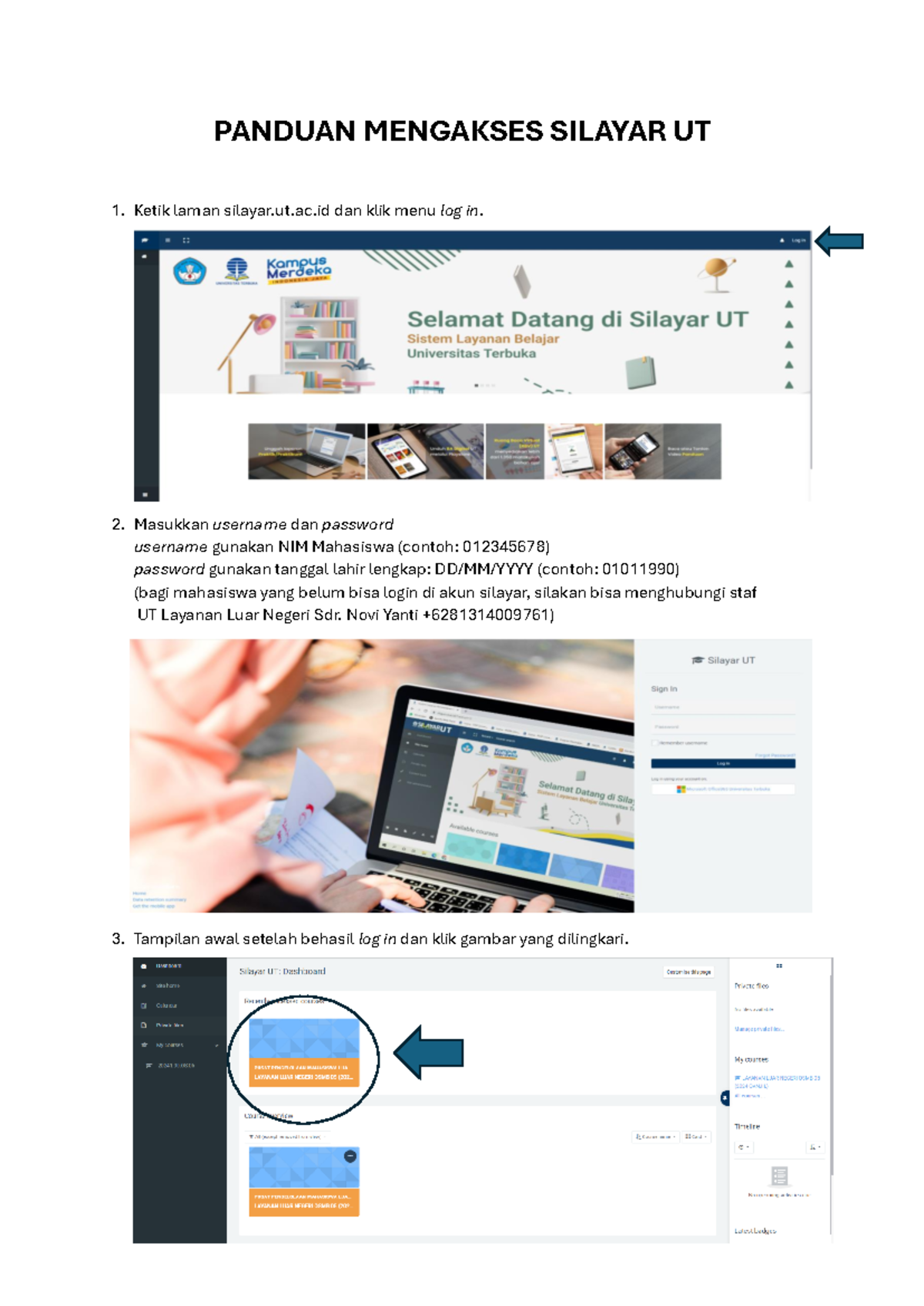 Panduan Akses Silayar UT untuk Mahasiswa: Langkah Demi Langkah - Studocu
