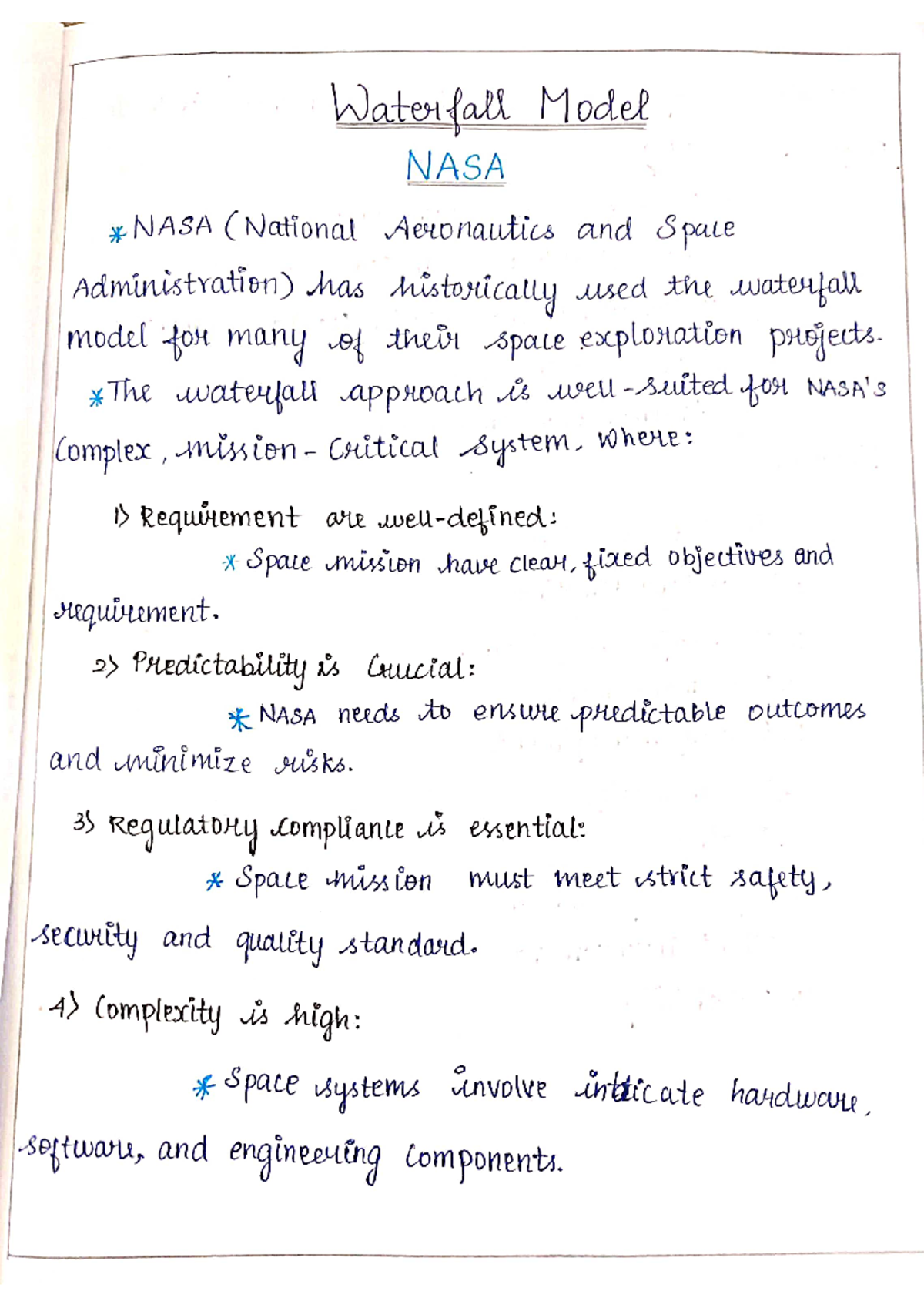 CS100 - Oose Waterfall and Prototype Model Assessments in NASA and ...