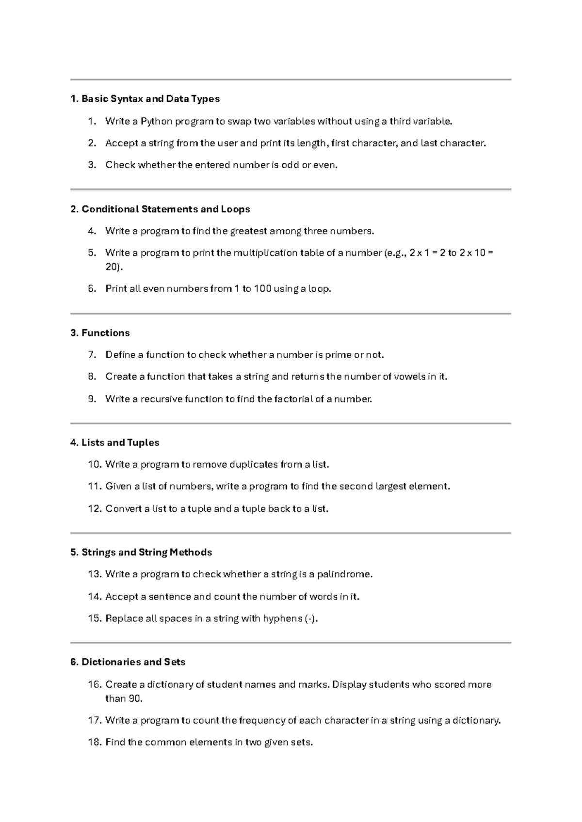 CS 11 - Python Basics: Syntax, Data Types & Control Flow - Studocu