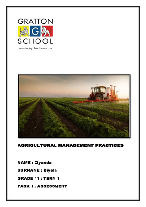 [Solved] Agricultural management practices grade 10 term 4 scope ...