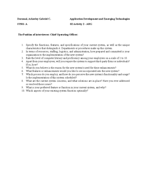 10 Activity 1 - ARG - SEE IT - Doromal, Ackerley Gabriel C. 10 Activity ...