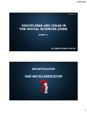 Reviewer IN DISS - Summary Disciplines and Social Sciences (DISS ...