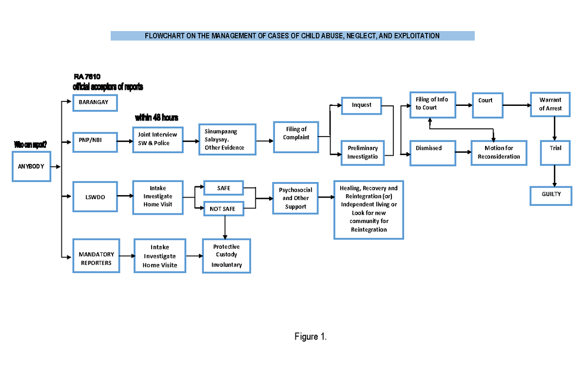 3.1.3c Flowchart ON THE Management OF Cases OF Child Abuse - FLOWCHART ...