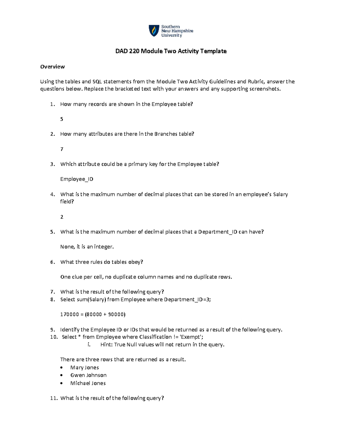 DAD220 Module TWO Activity Ashley Elizondo - DAD 220 Module Two ...
