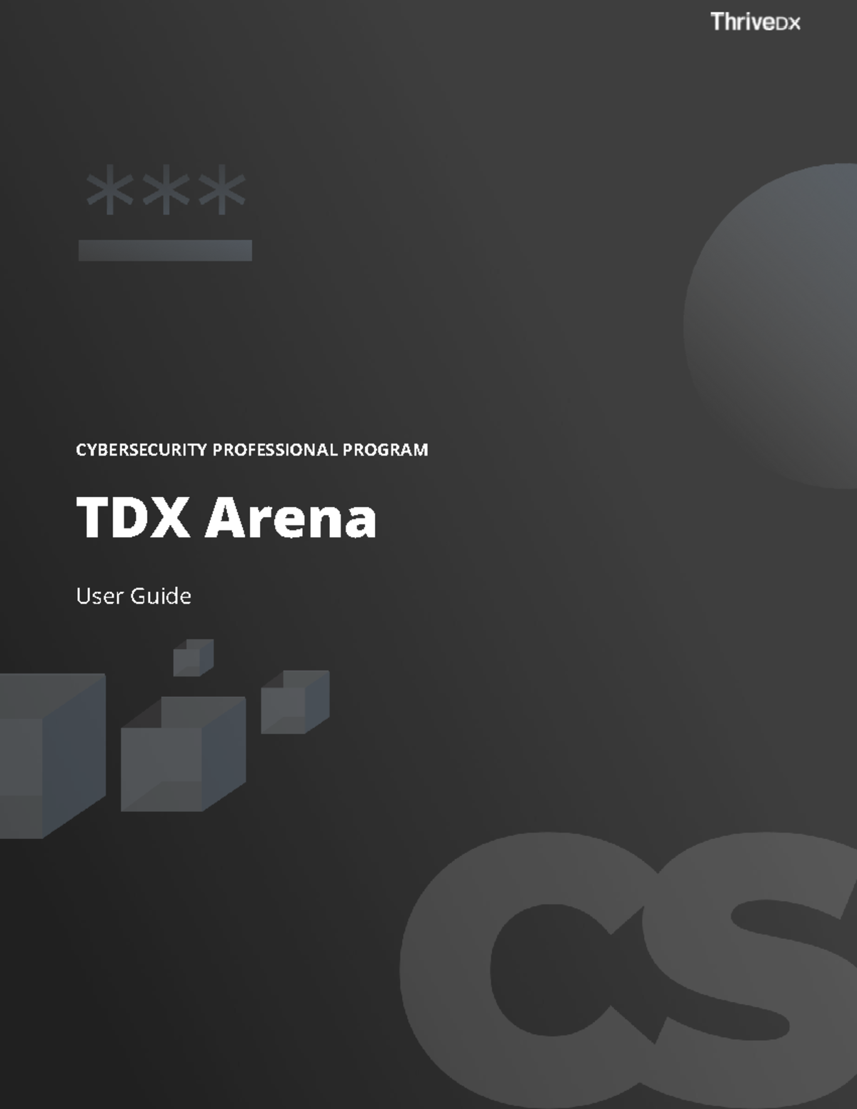 TDX Arena User Guide - Cybersecurity Professional Program Guide - Studocu