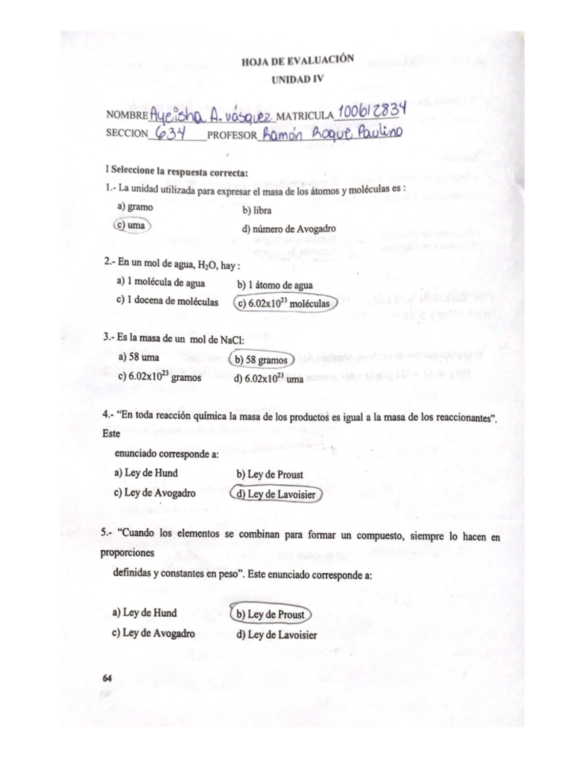 Unidad de 1 Química básica, lleno completo - Química Básica - UASD ...