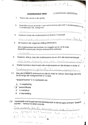 AR - Die hanswors - 2023 - Notes on afrikaans poems done - Die hanswors ...