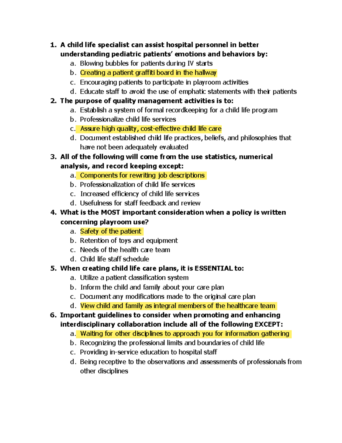 Child Life Specialist Exam Prep: Key Concepts & Strategies (CLS 101 ...