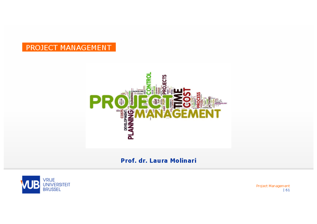 Project Management 61-80: Key Concepts and Structures Overview - Studocu