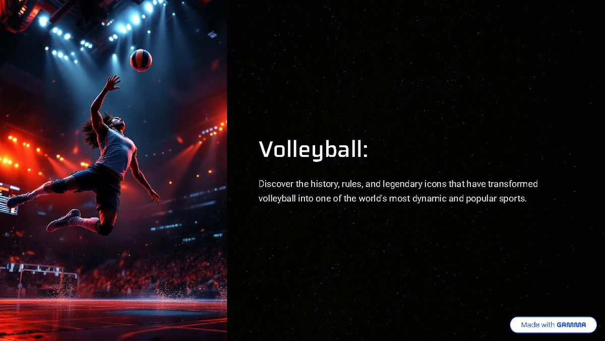 Volleyball: History, Rules, and Icons of the Sport's Evolution - Studocu