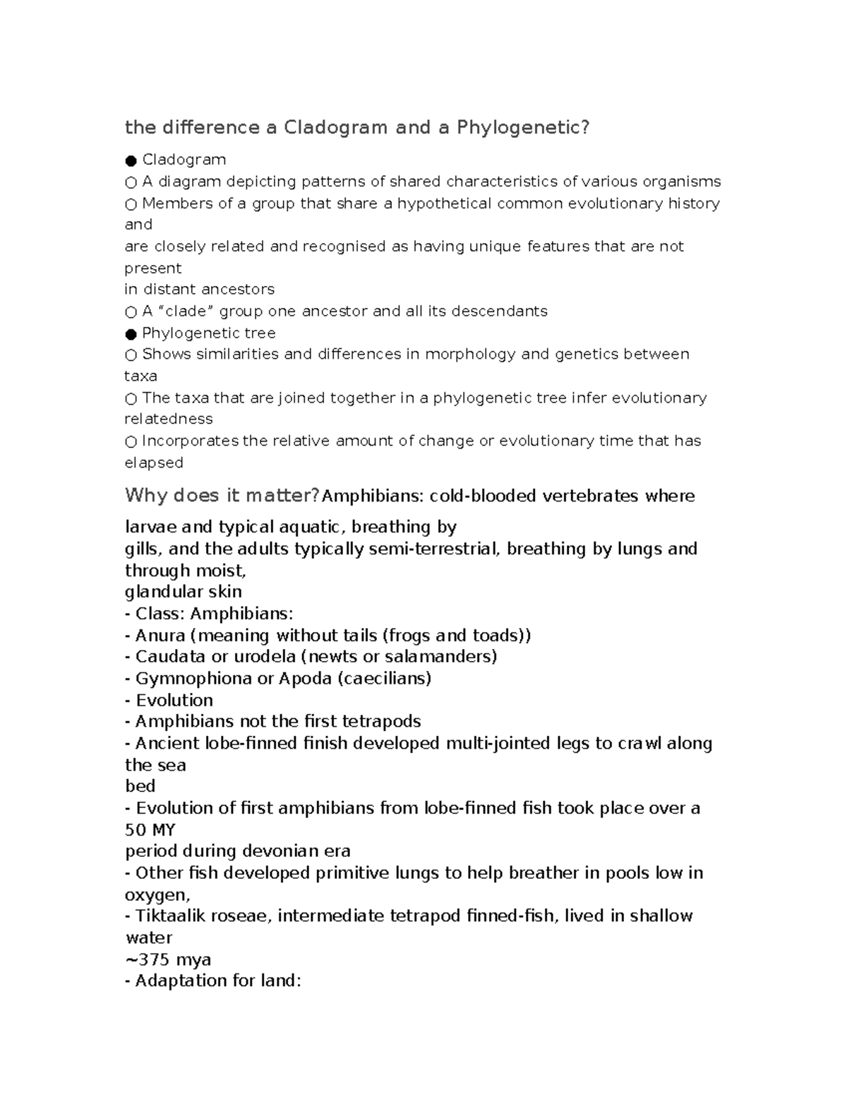 123 - Cladograms vs. Phylogenetic Trees: Understanding Evolutionary ...