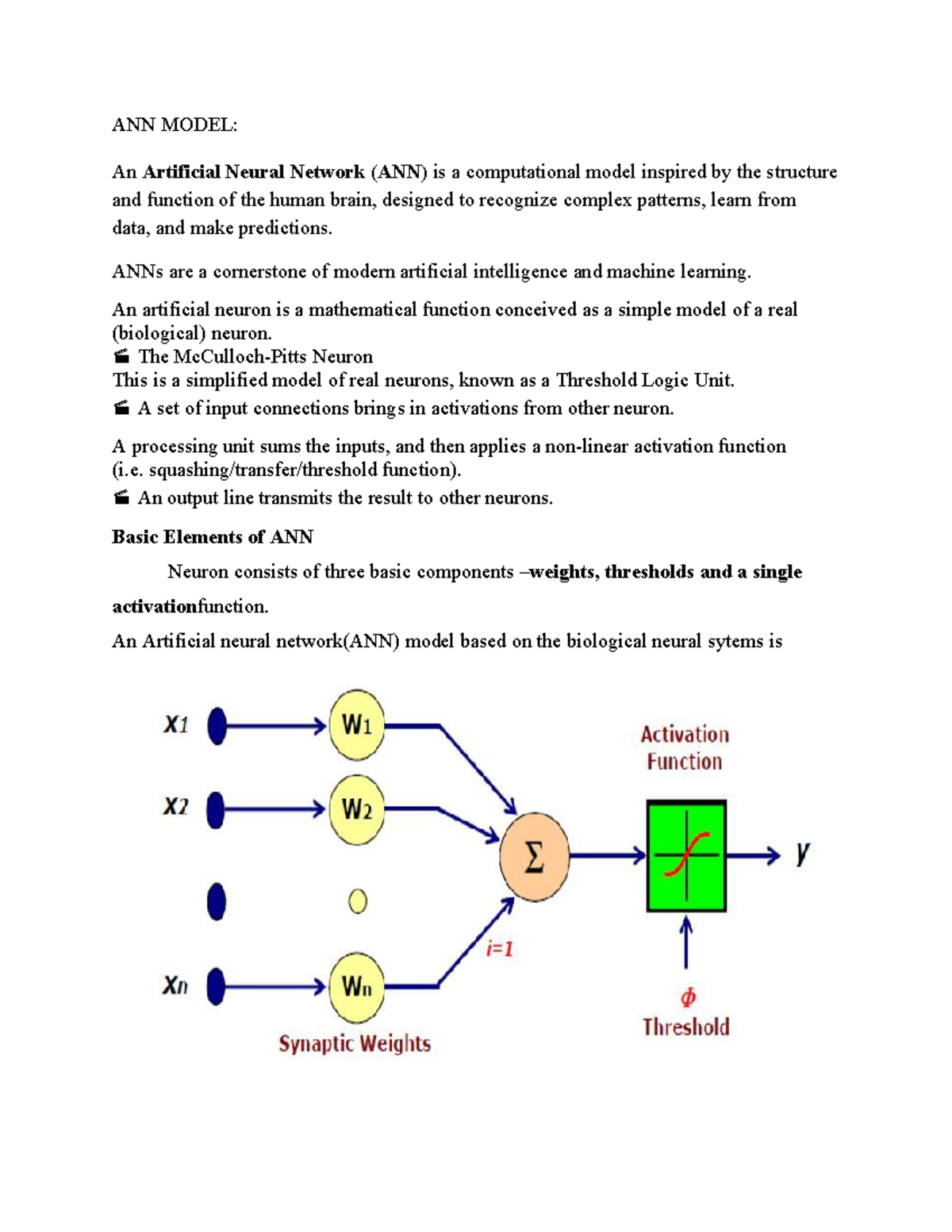 ANN Model: Understanding Artificial Neural Networks and Their ...