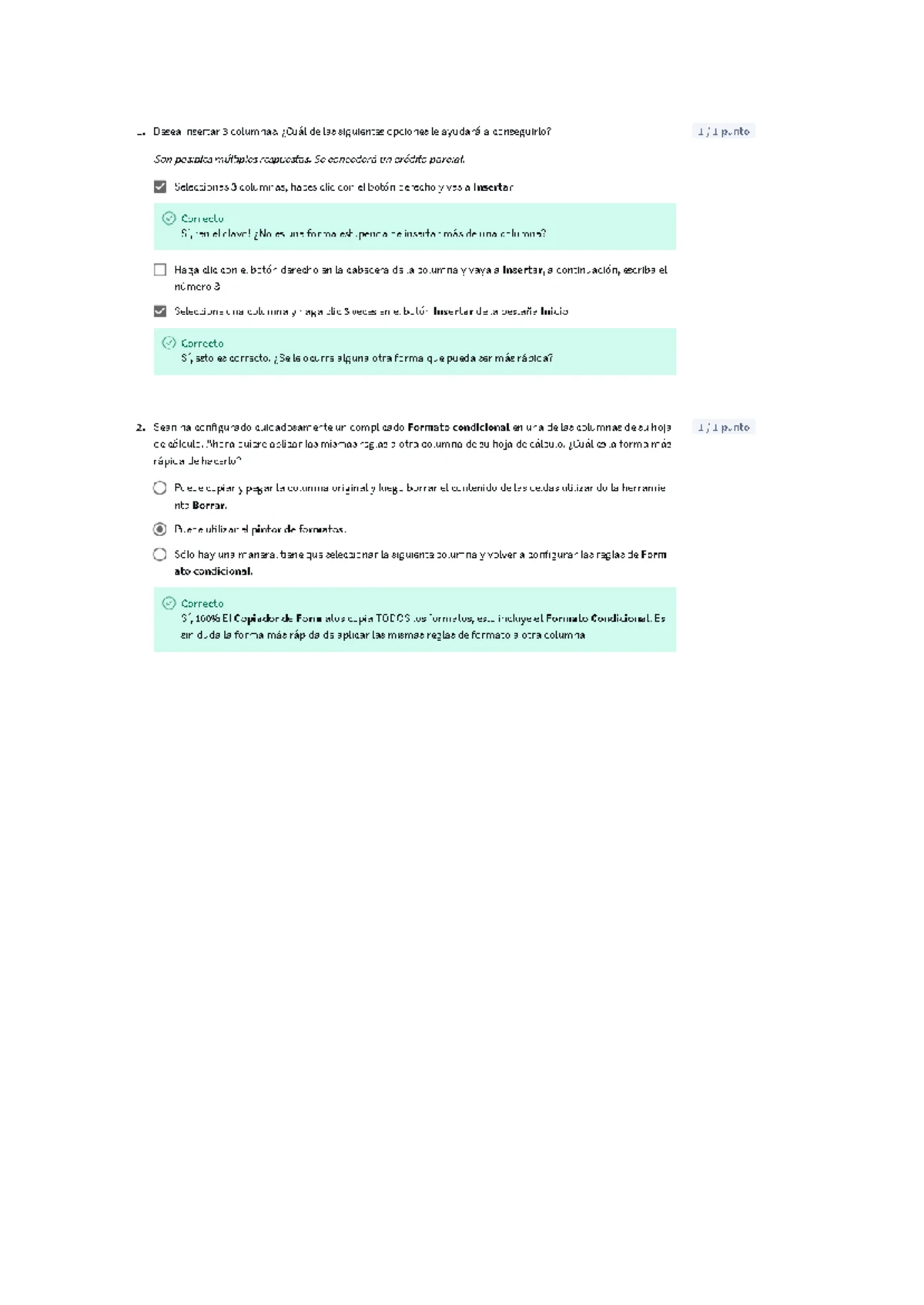 Coursera - Examen Final de Excel: Evaluación y Respuestas - Studocu
