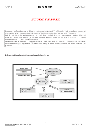 VRD - Module complet des Voiries et Réseaux Divers (VRD) + Exercices d'application. - SOMMAIRE ...