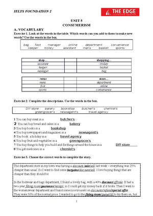 Unit 6 Key - Teaching English - UNIT 6 LEISURE TIME A. VOCABULARY ...
