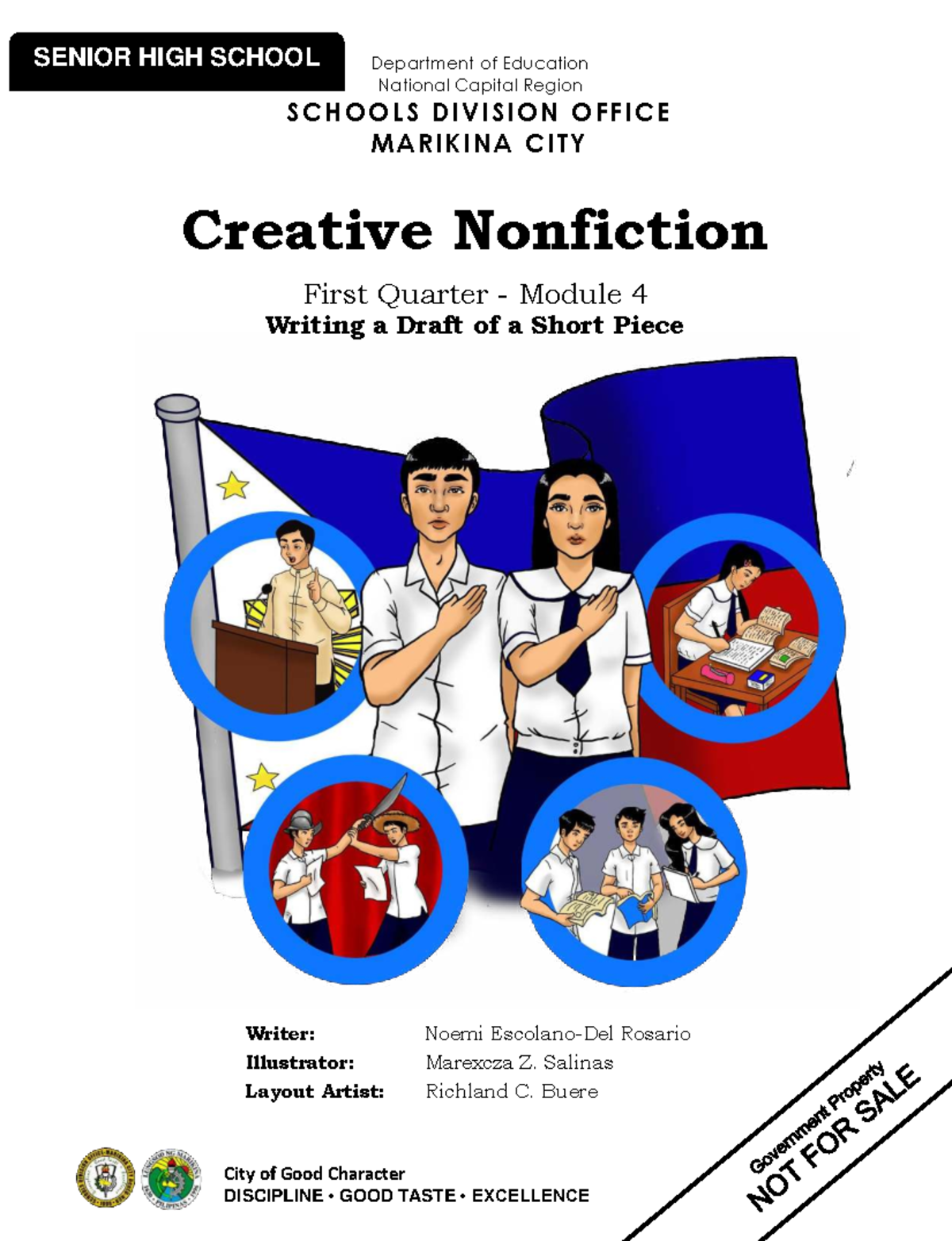 NCR Final SHS ENG Q1M4 Creative Nonfiction Draft Writing Guide - Studocu