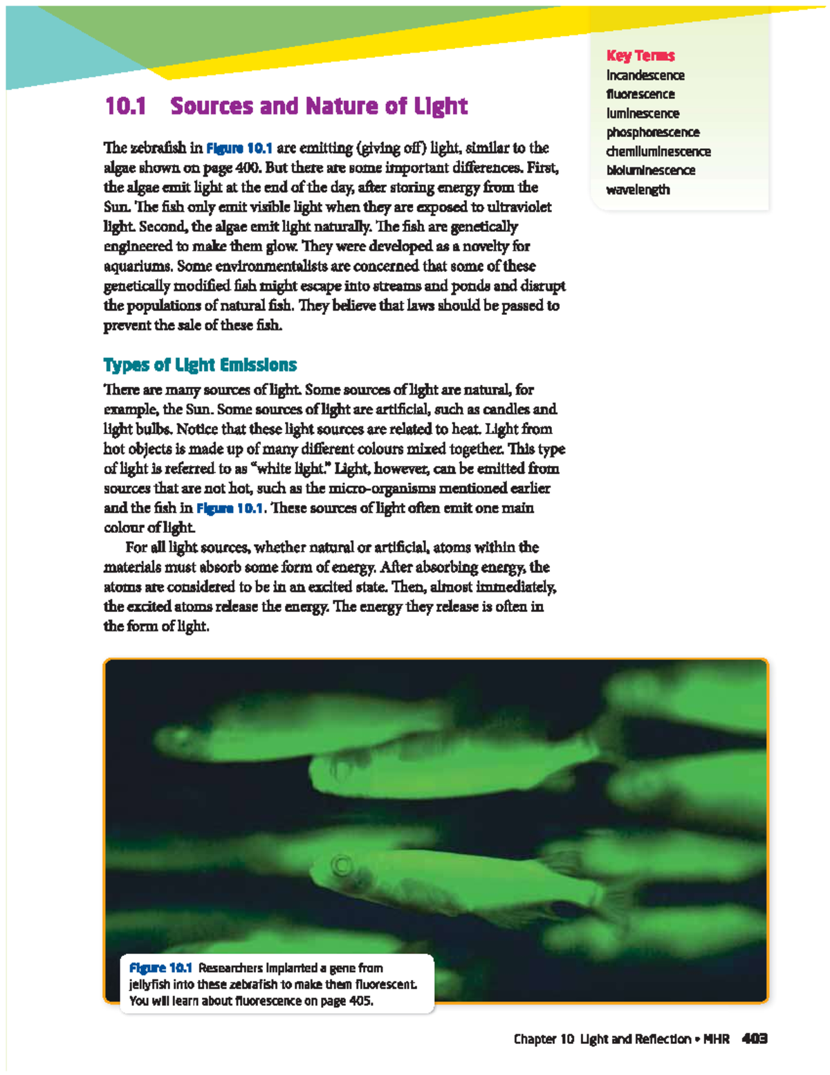 Physics 10.1: Key Terms and Concepts of Light Emission and Luminescence ...
