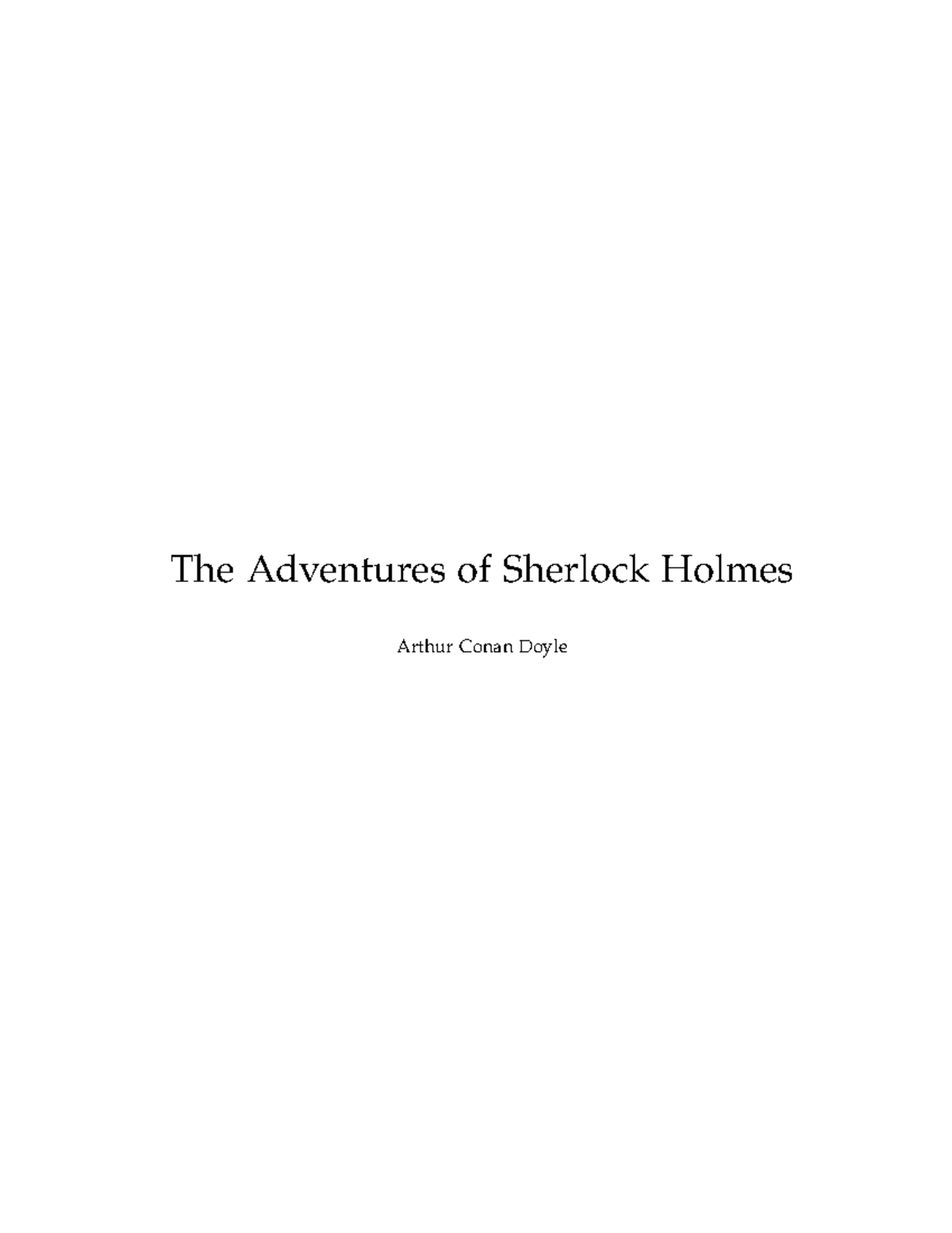 A Scandal in Bohemia: Sherlock Holmes Case Study Analysis - Studocu