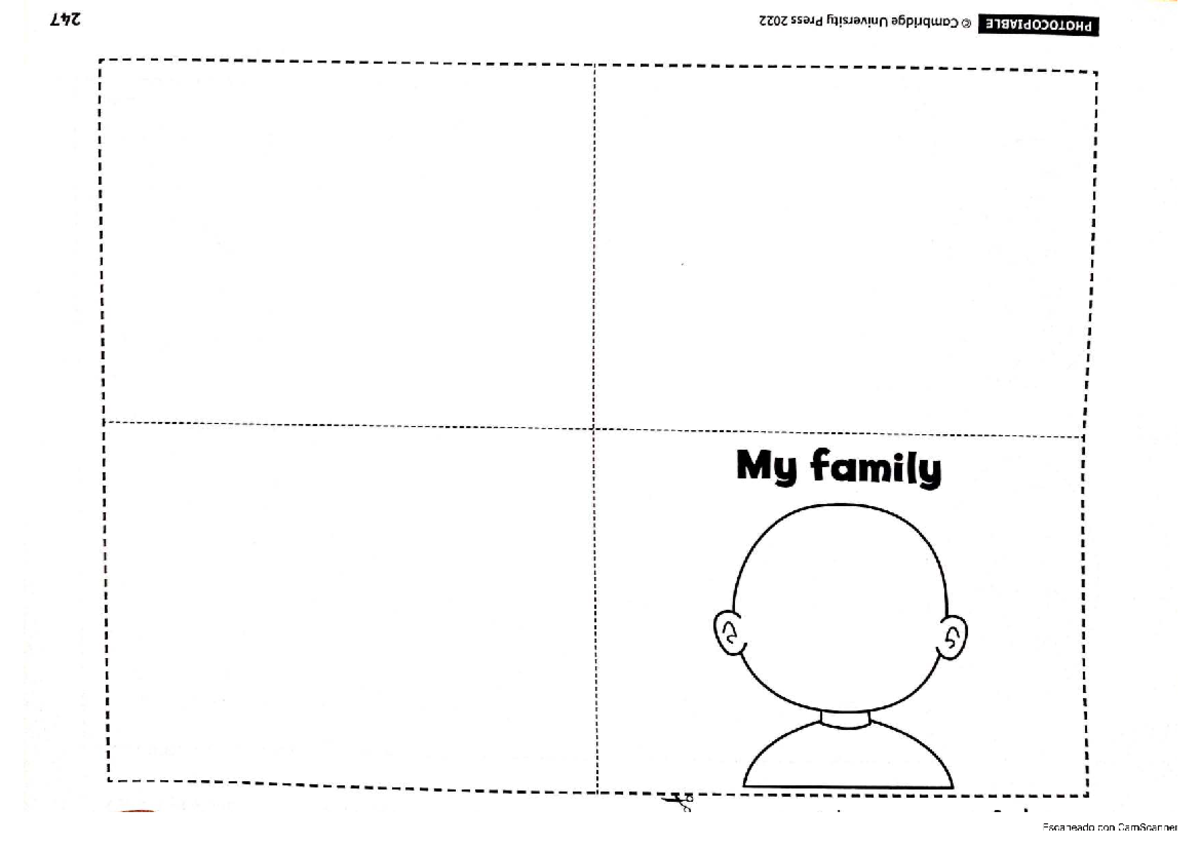 Unit 3 Project: My Family - Cambridge University Press 2022 - Studocu