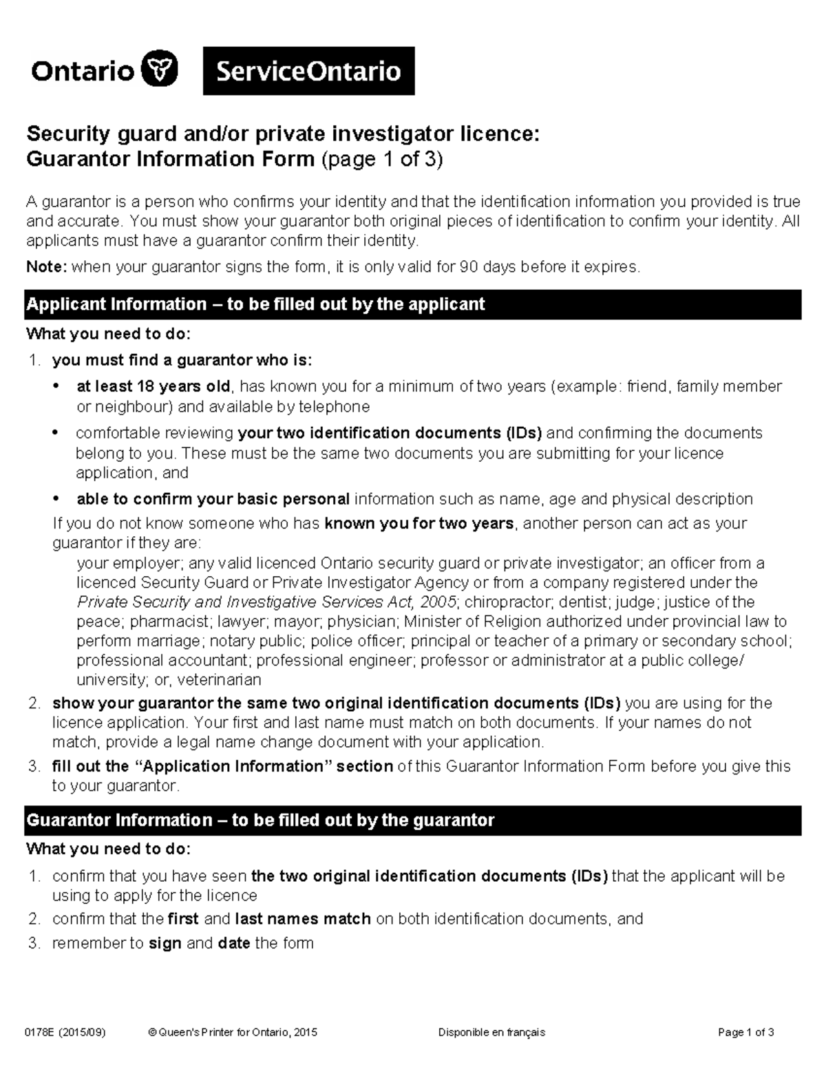 0178E (2) (1)-1 - The access test - 0178E (2015/09) © Queen's Printer ...
