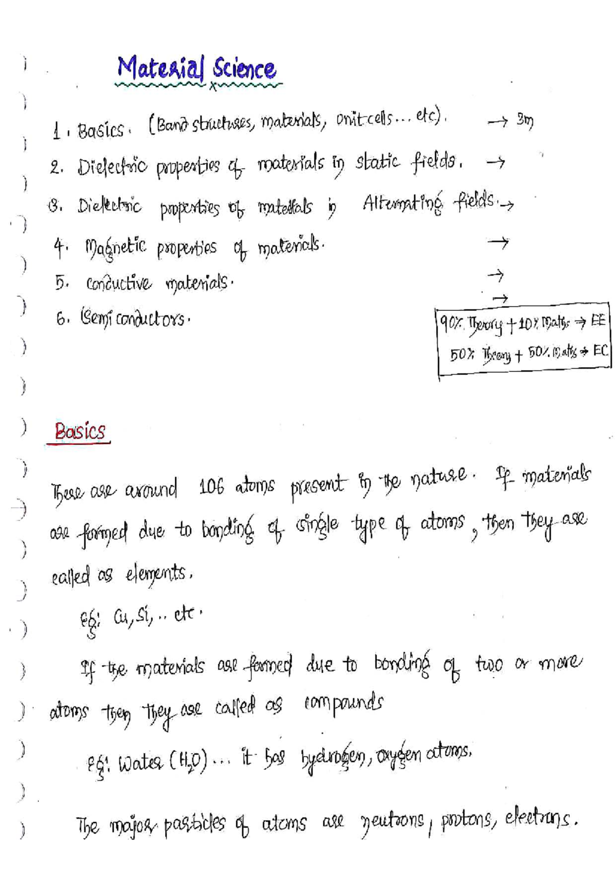Material Science 1: Key Concepts and Properties (Notes) - Studocu