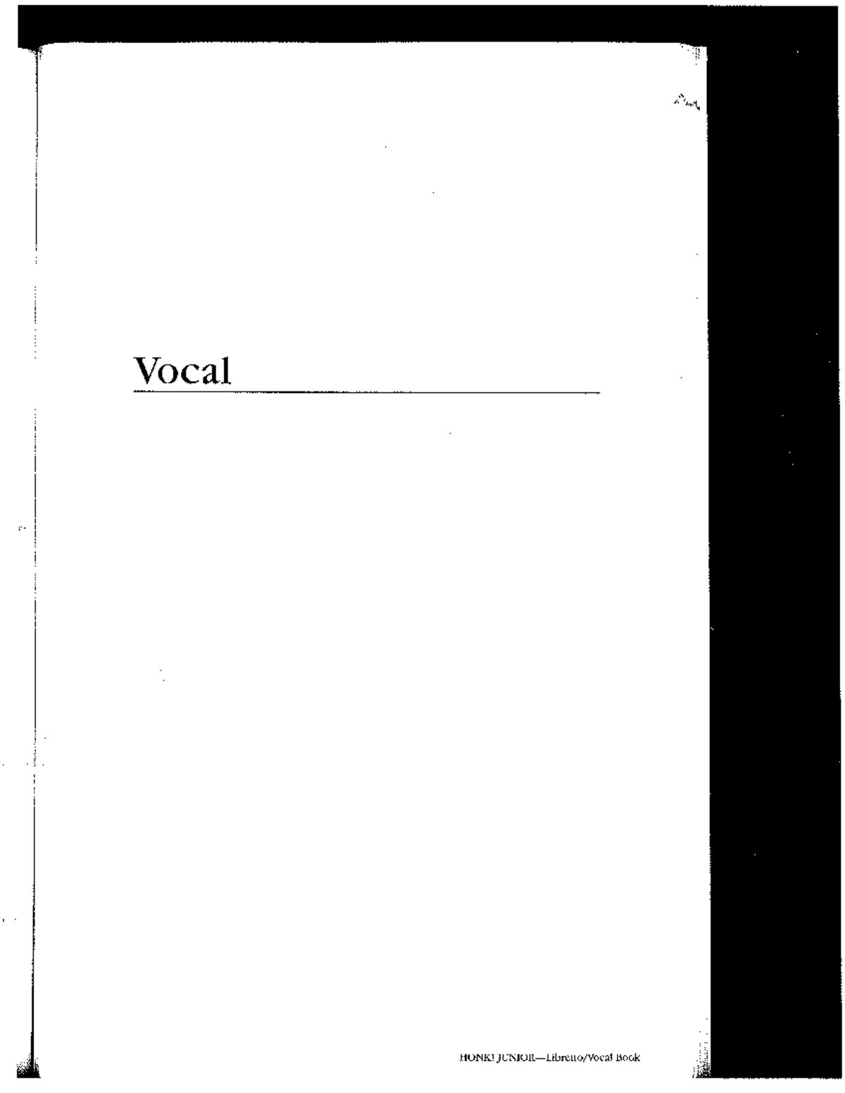 Honk! Book Vocal Parts Analysis - A Poultry Tale (Pages 95-113) - Studocu