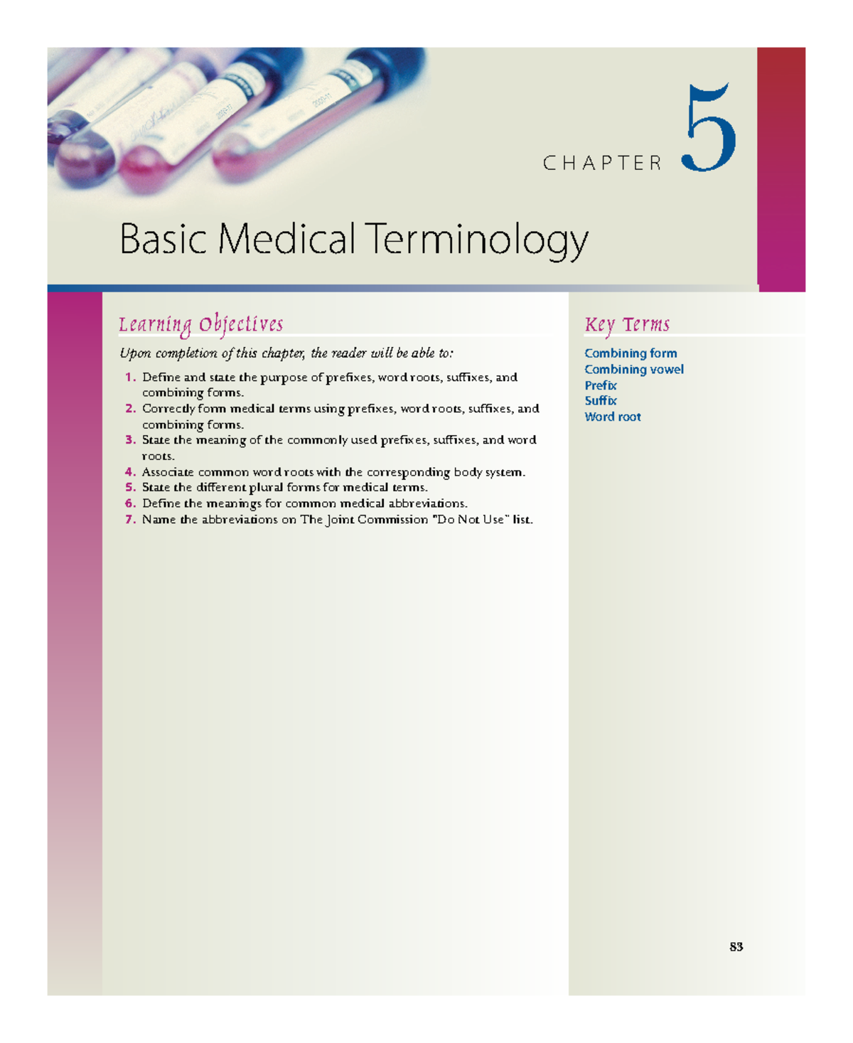 Medical Terminology Fundamentals: Chapter 5 Overview - Studocu
