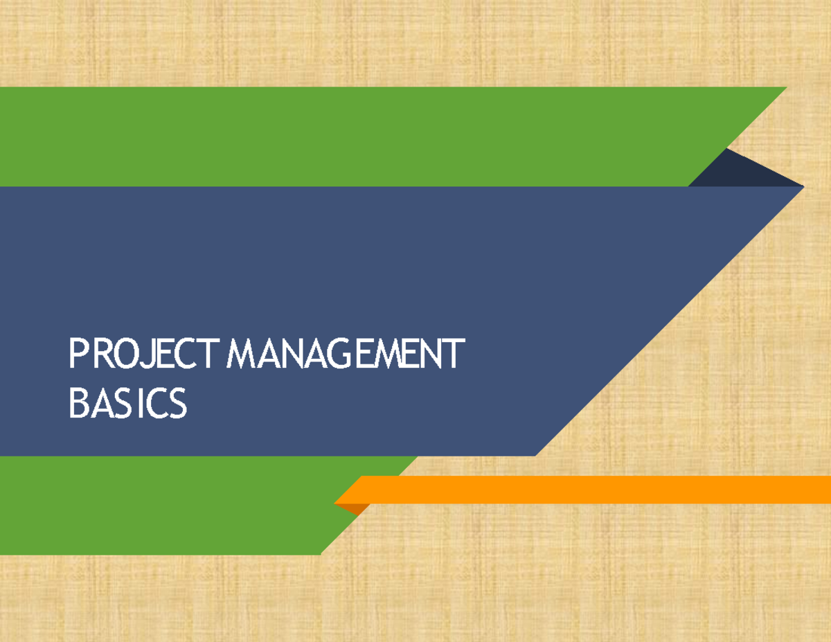 Introduction to Project Management - Key Concepts & Frameworks - Studocu
