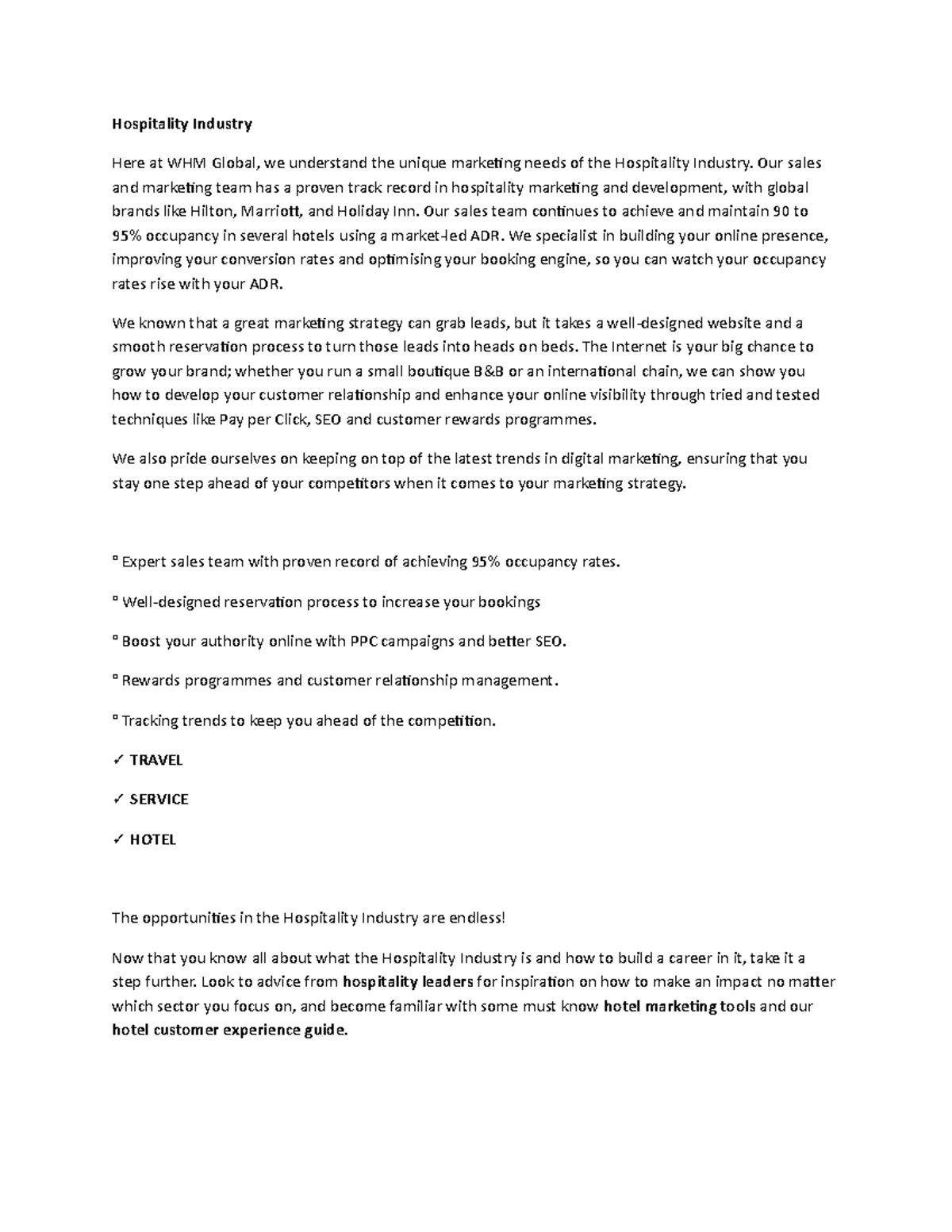 Fundamental lodging - Fundamentals of Lodging Operations This course describes the skills ...