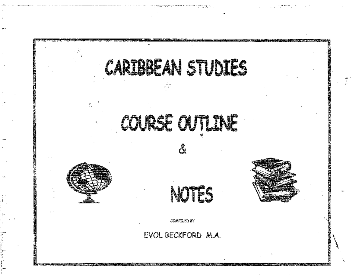 Carib Studies Unit 1: Introduction to Cultural Perspectives - Studocu