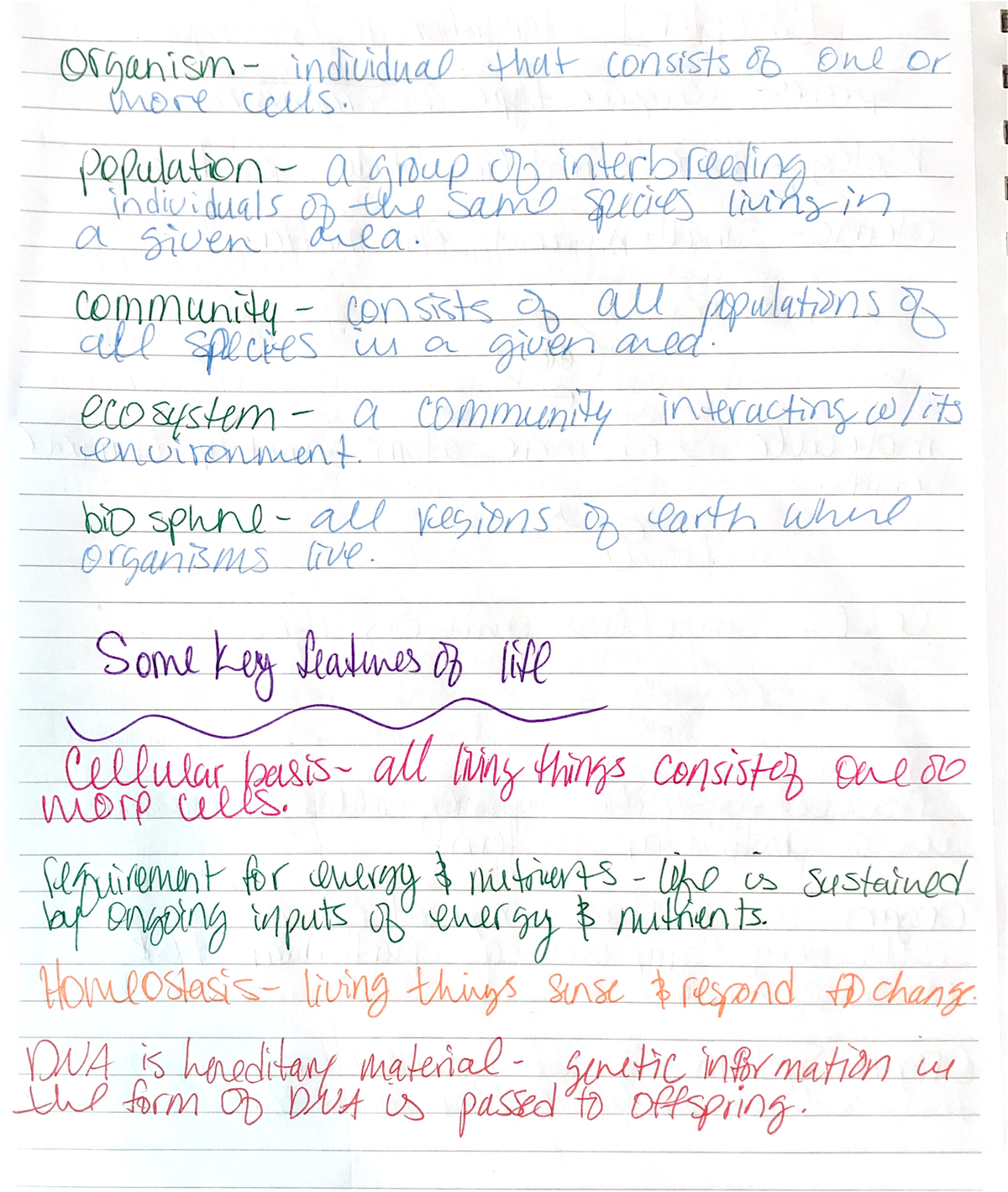GB 4 - Intro to General Biology Week 1 Study Notes - Studocu