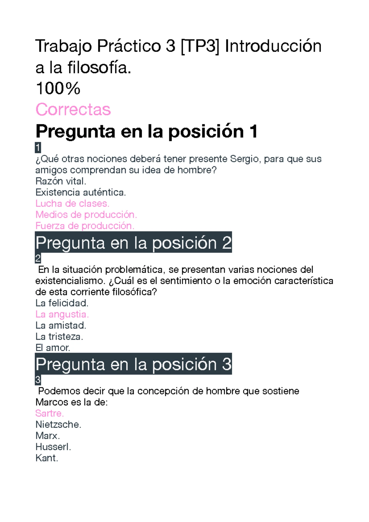 Filosofia segundo parcial preguntas examen - Preguntero Introducción a la filosofía segundo ...