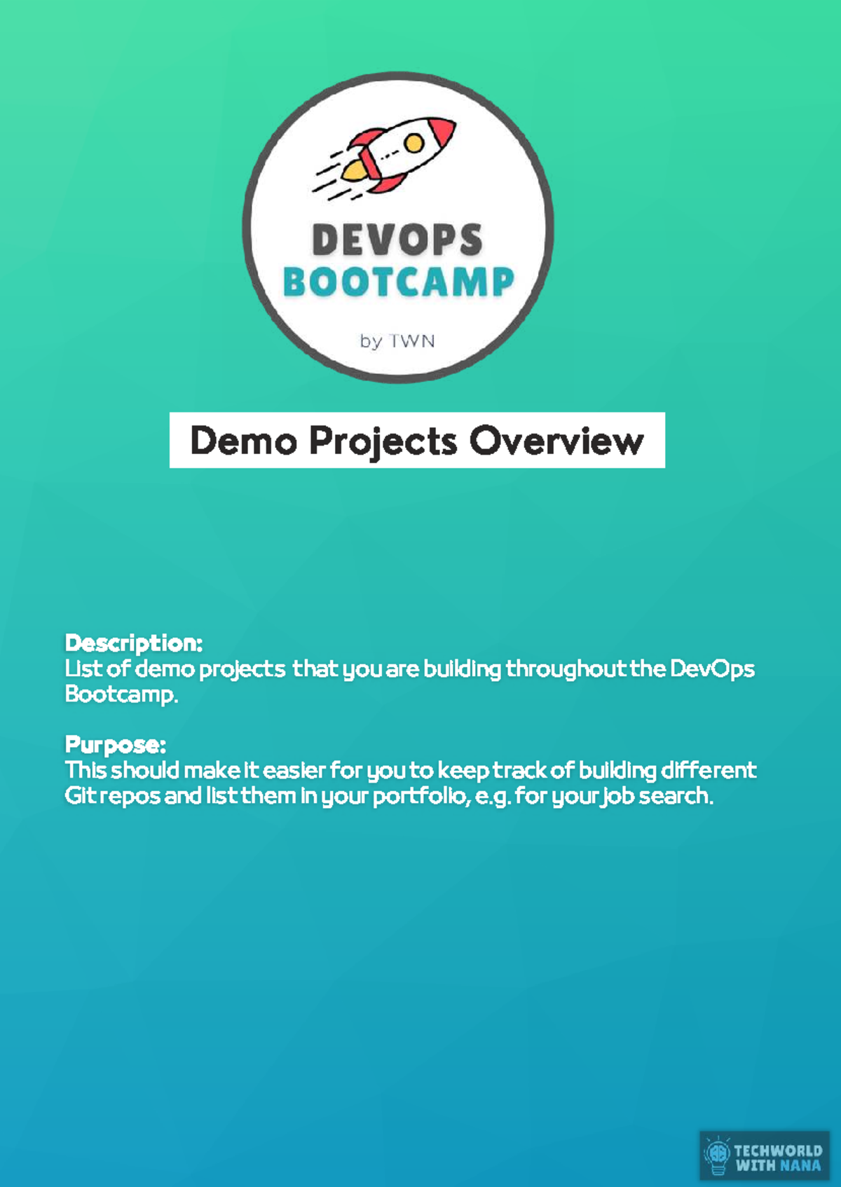 DevOps Bootcamp Demo Projects Overview (Modules 5-15) - Studocu