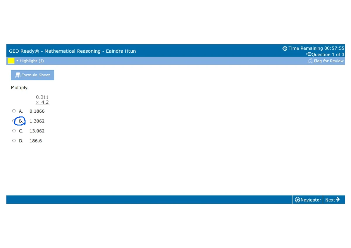 GED Mathematical Reasoning Test: Strategies & Practice Questions - Studocu