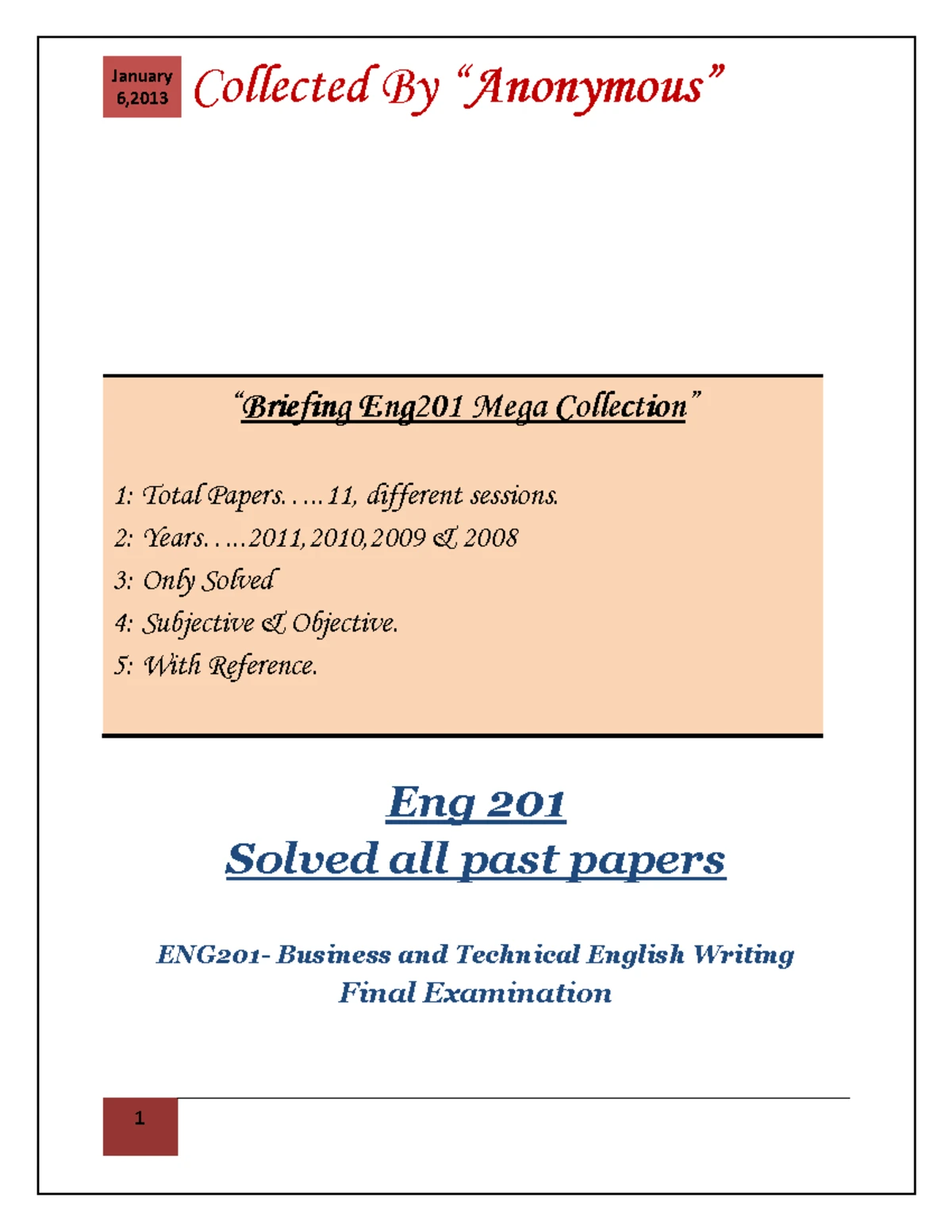 ENG201 Mcqs Mid Term By Vu Topper RM - Eng-201 Important Mid Term Mcq’s Solution 100% Correct ...