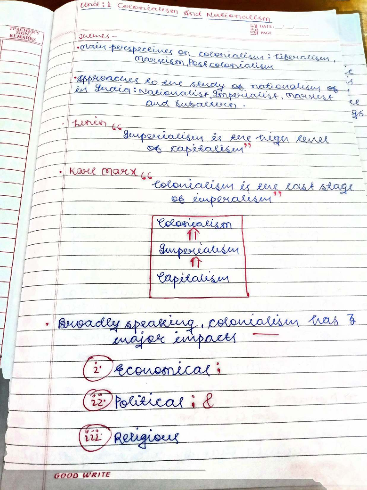 CNI 719301681: Colonialism and Nationalism - Key Themes and ...