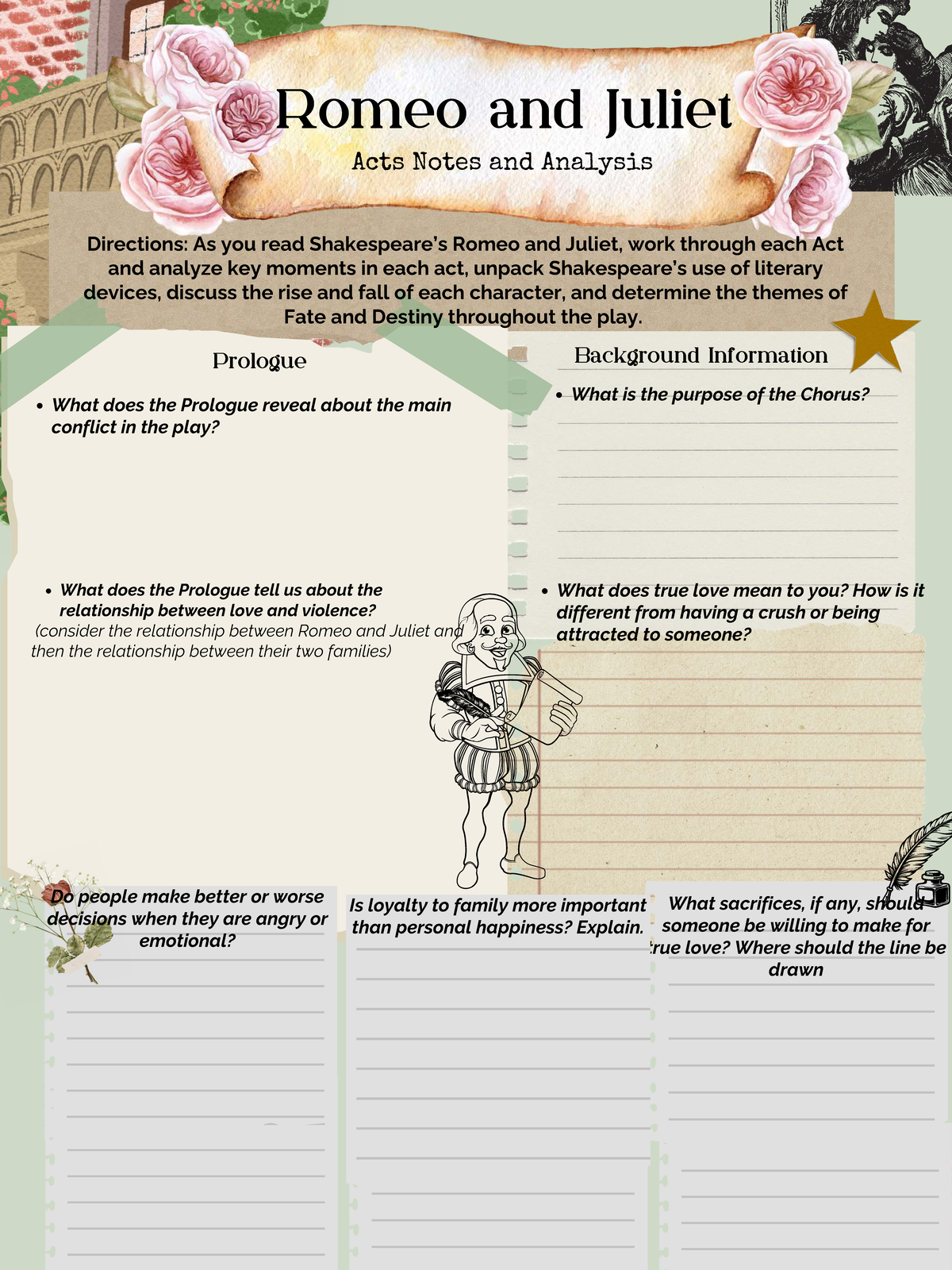 Cordero GL R&J Act Notes & Analysis Study Guide - Studocu