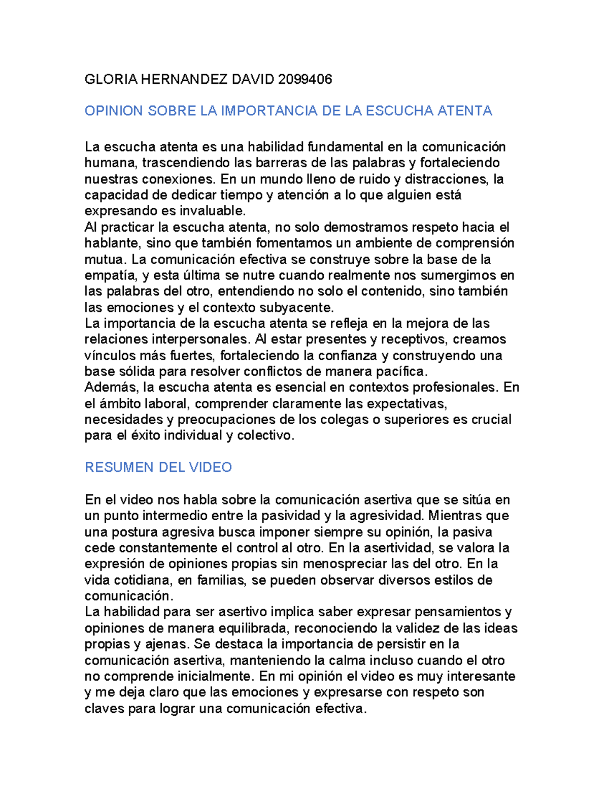 Comunicacion Asertiva DG: Importancia de la Escucha Atenta y Empatía ...