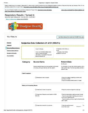 UTI Soap notes - Urinary Tract Infection General: TJ, 39-year-old ...