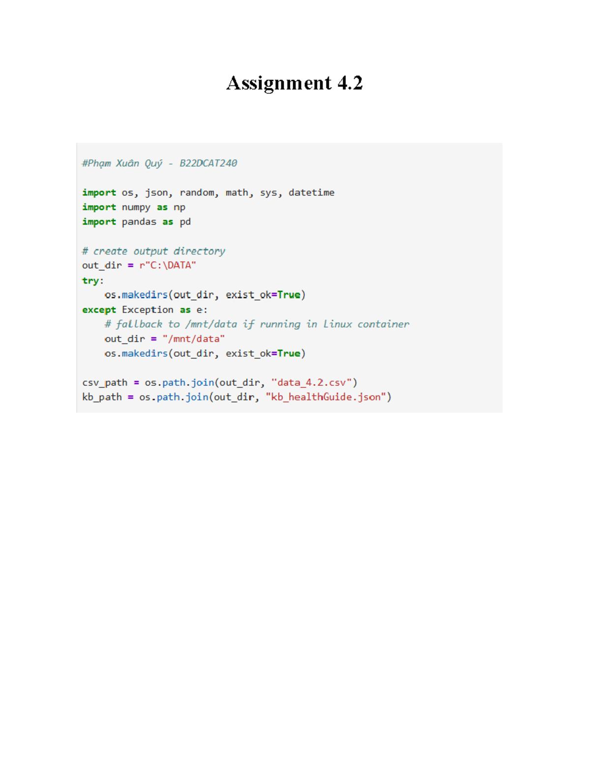 Assignment 4.2: Phân Tích Logistic Regression và Tỷ Lệ Thừa Cân - Studocu