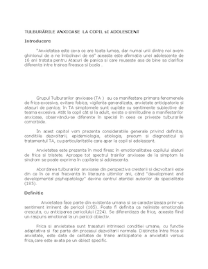 Scala GAFS - Introducere In evaluarea funcţiilor mentale se vor utiliza ...