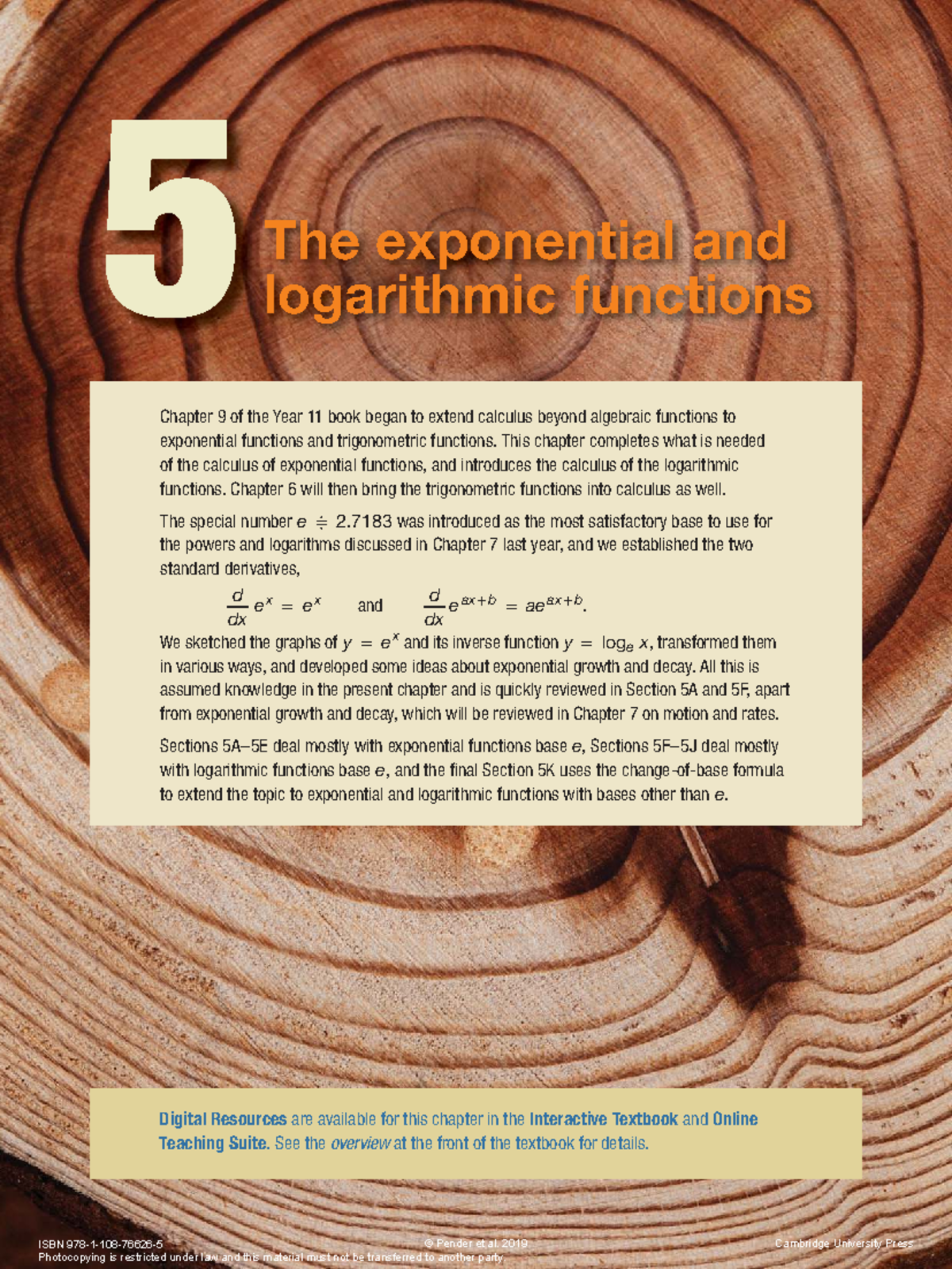 Ch05 1A 5 5A 235 Exponential and Logarithmic Functions Overview - Studocu