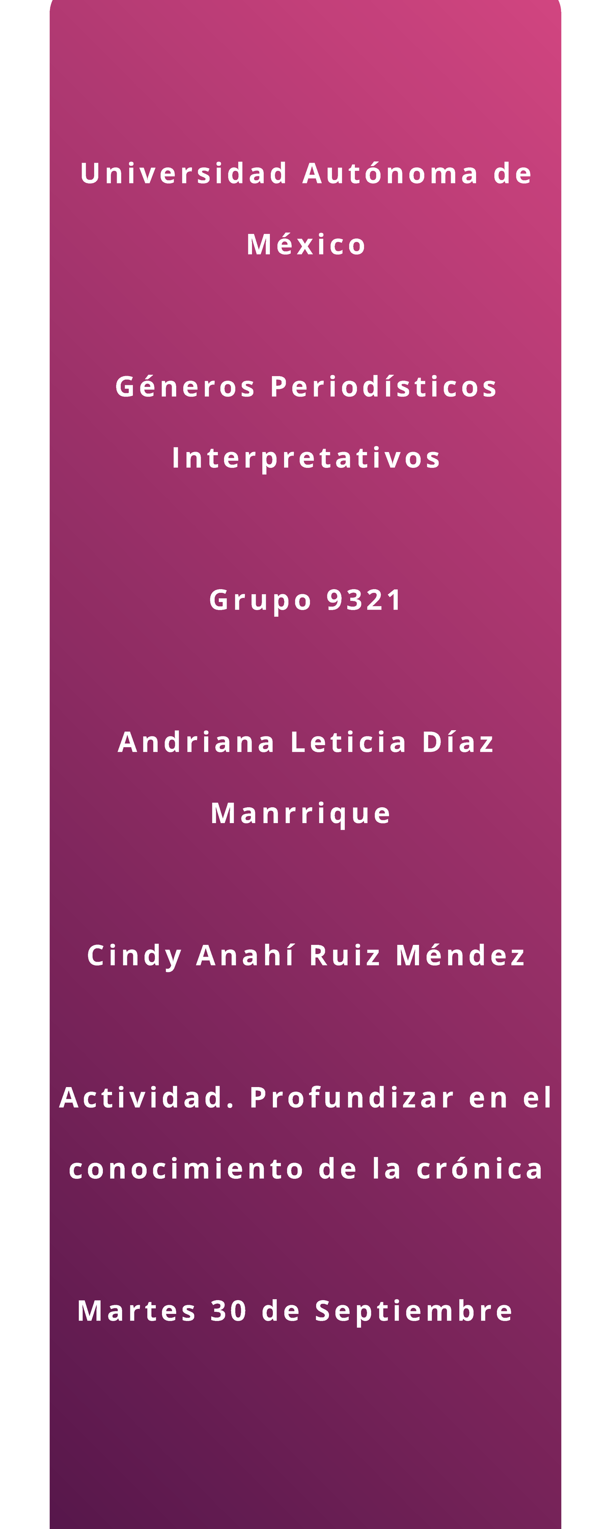 Géneros Periodísticos Interpretativos: Profundización en Crónica ...