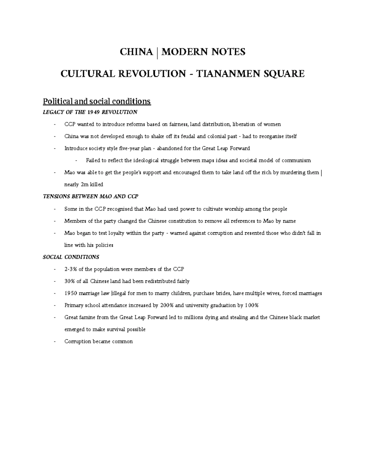 Chinas Cultural Revolution Timeline Cultural Revolution In An