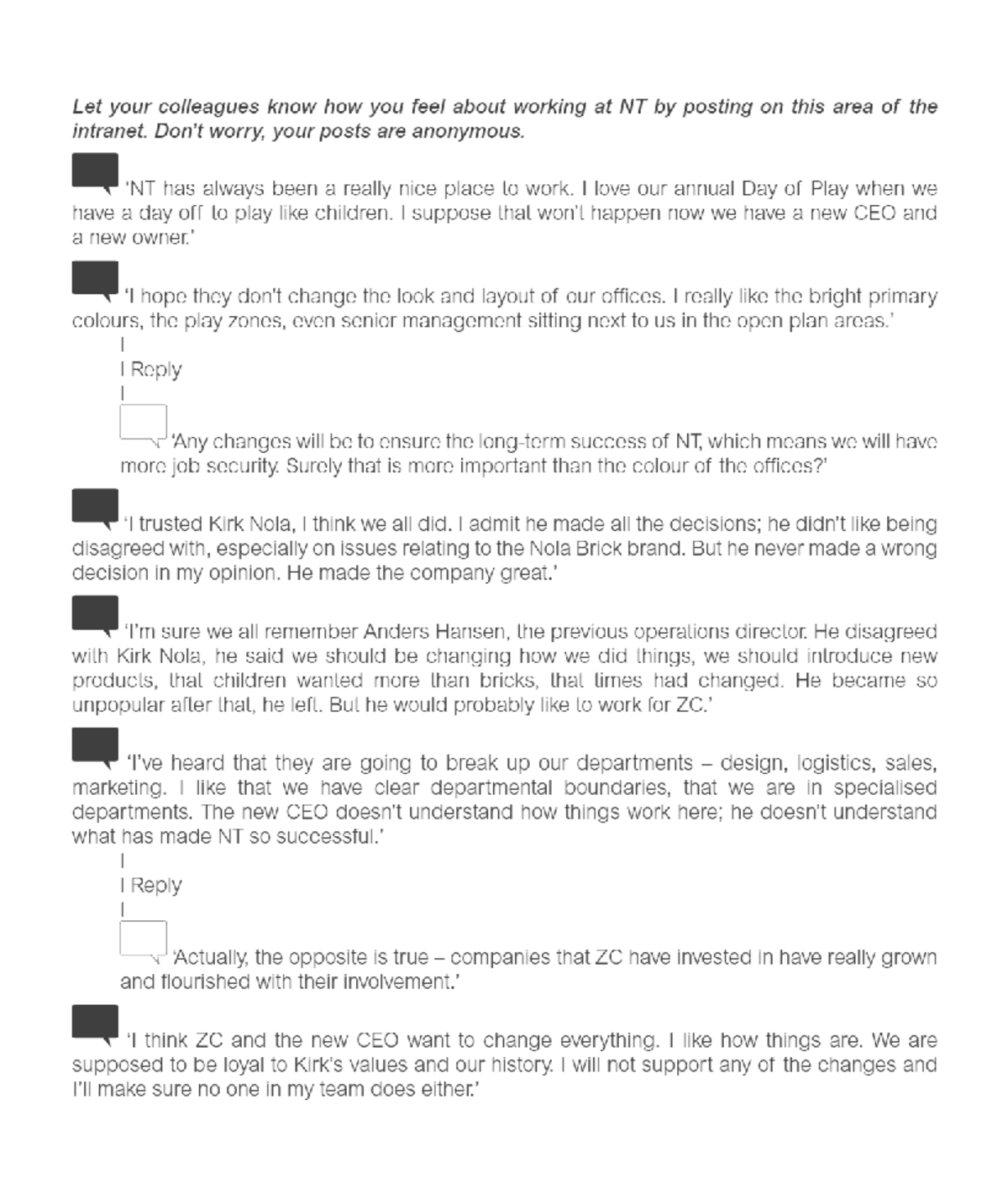 Exhibit 3 - SBL - Nola Toys - Let your colleagues know how you feel ...