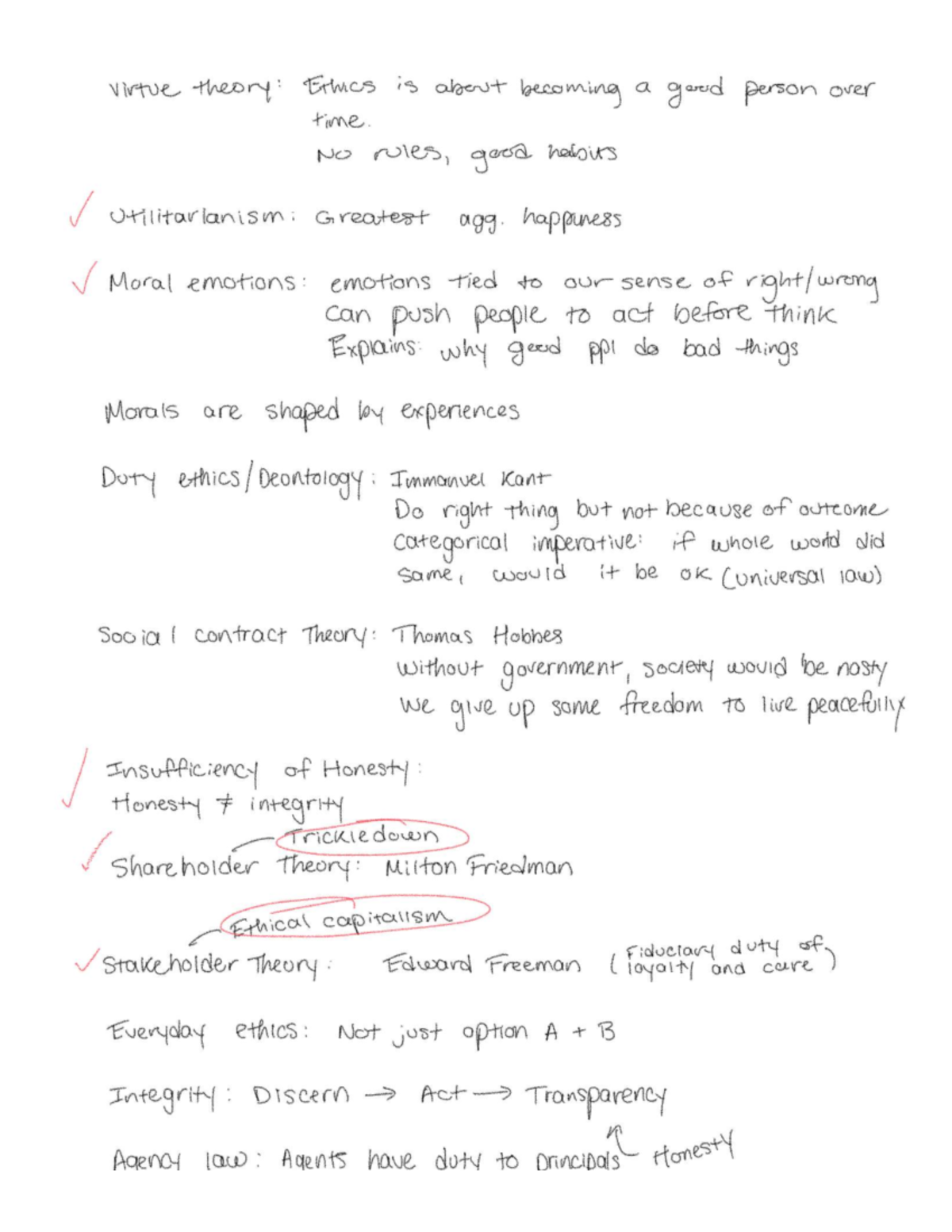 Ethics Quiz 1: Virtue Theory, Utilitarianism, and Moral Emotions - Studocu