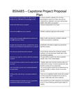 BSN 485 - Capstone Project - Studocu